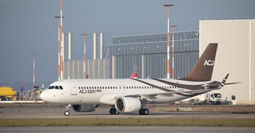 ACJ320neo takes to the skies for the first time | Airbus